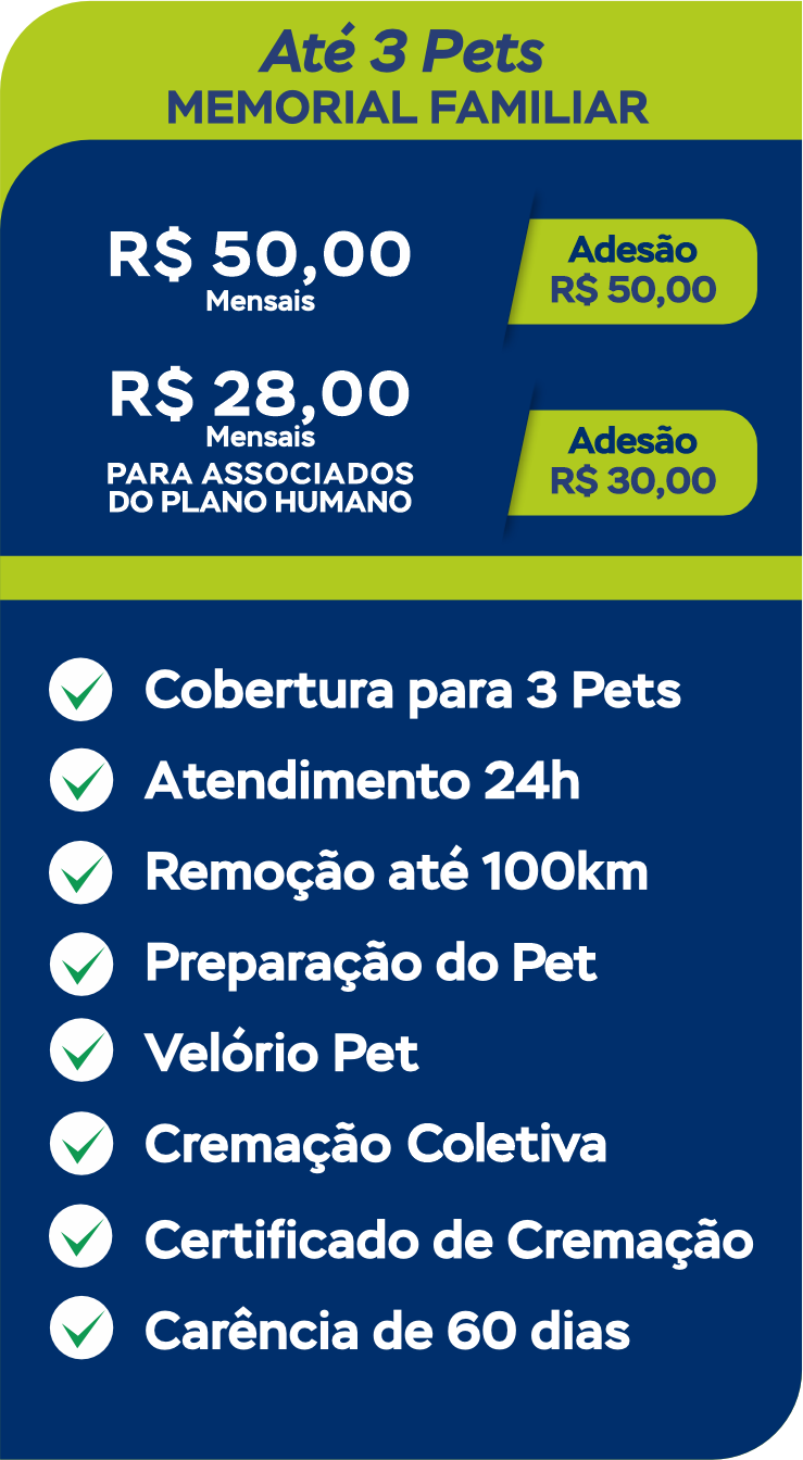 Plano Pet - Memorial Planos